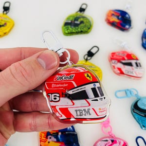 2025 Formula One Epoxy Resin Mini Helmet Keyrings, F1 Keyrings, F1 Gift ...