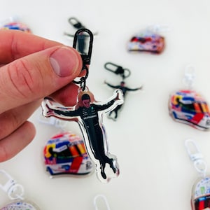 2024 Formula One Epoxy Resin Keyrings, F1 Keyrings, F1 Gift Smooth ...