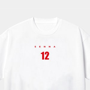 Ayrton Senna 12 Inspired Formula One Icon Retro Style Racing Motorsport ...