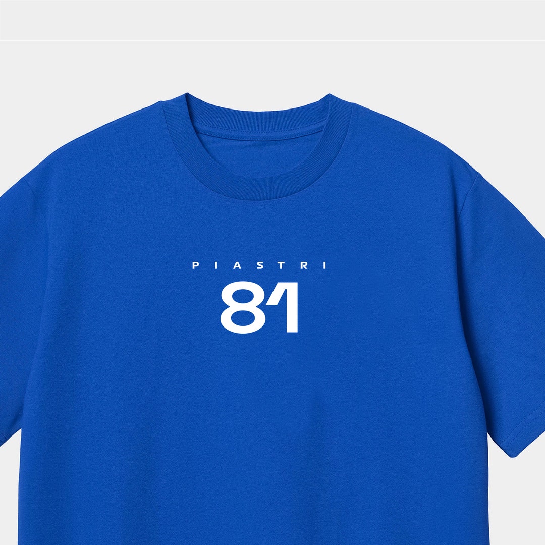 Piastri 81 Formula One 2023-2024 Black Centre Print T-shirt Motorsport ...