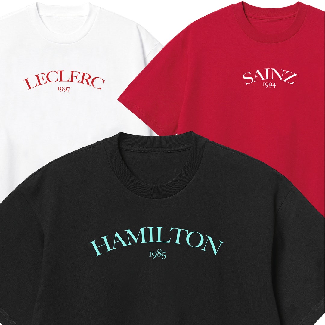 Formula One Personalised Racer T-shirt, F1 Shirts, Formula 1 Top - Etsy