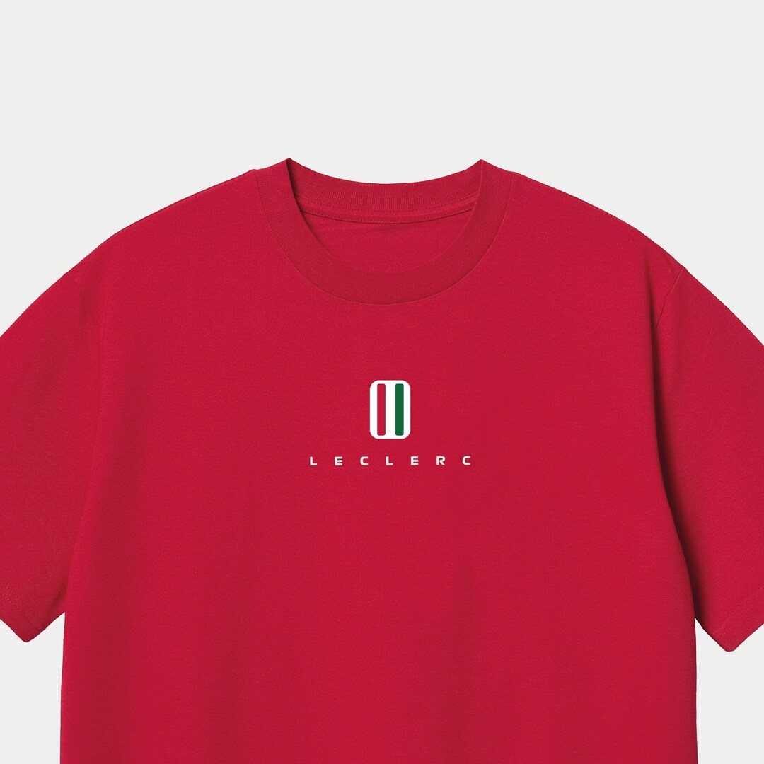 Leclerc Italy Italia Formula One Racing T-shirt Motorsport Clothing F1 ...