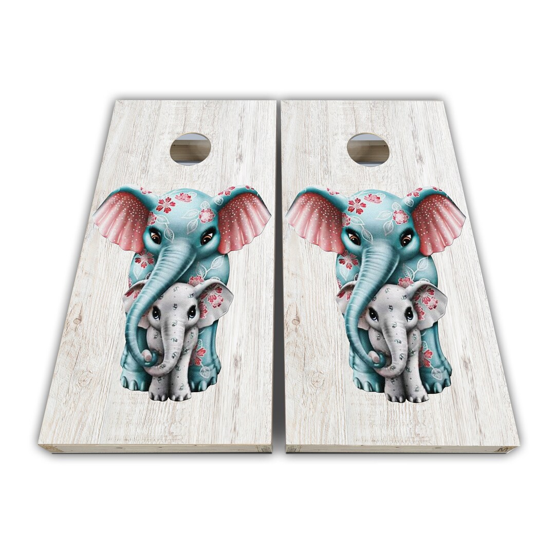 Elephant Cornhole Wraps Cornhole Wraps Cornhole Skins - Etsy