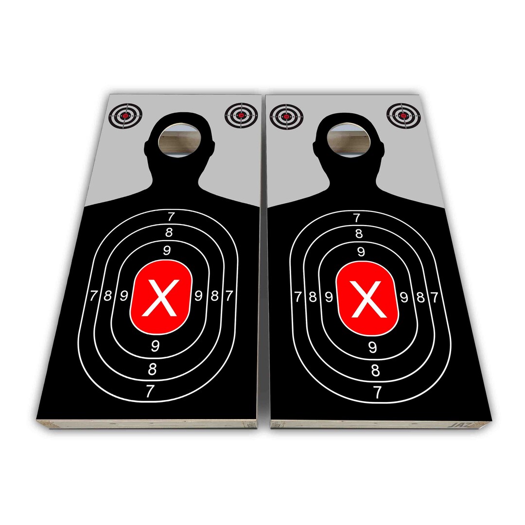 Shooting Target Cornhole Wraps Cornhole Wraps Cornhole - Etsy