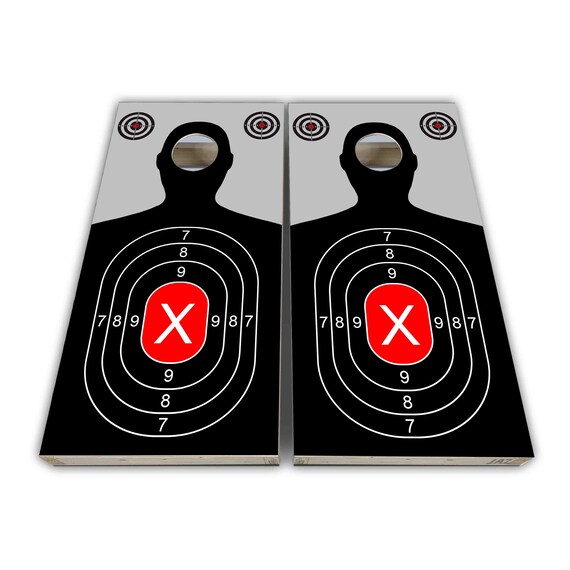 Shooting Target Cornhole Wraps Cornhole Wraps Cornhole - Etsy
