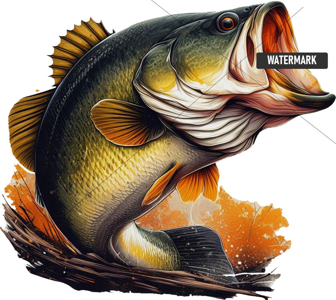 Large Mouth Bass Vinyl Decal Set - 2 Decals Included - Free Shipping - Etsy