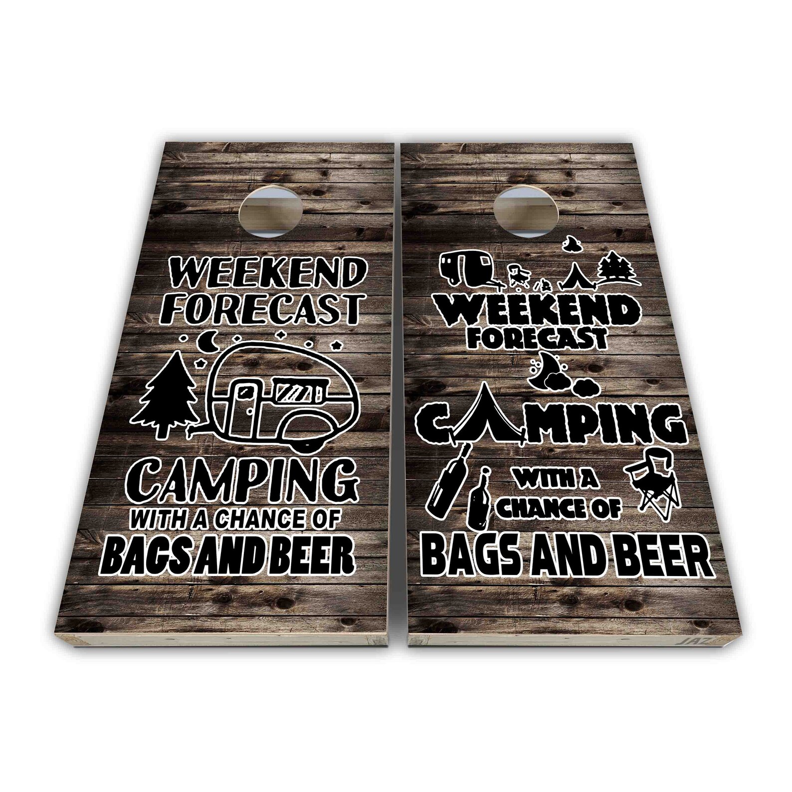 Camper Camping Cornhole Wraps - Cornhole Wraps - Cornhole Skins - Vinyl ...