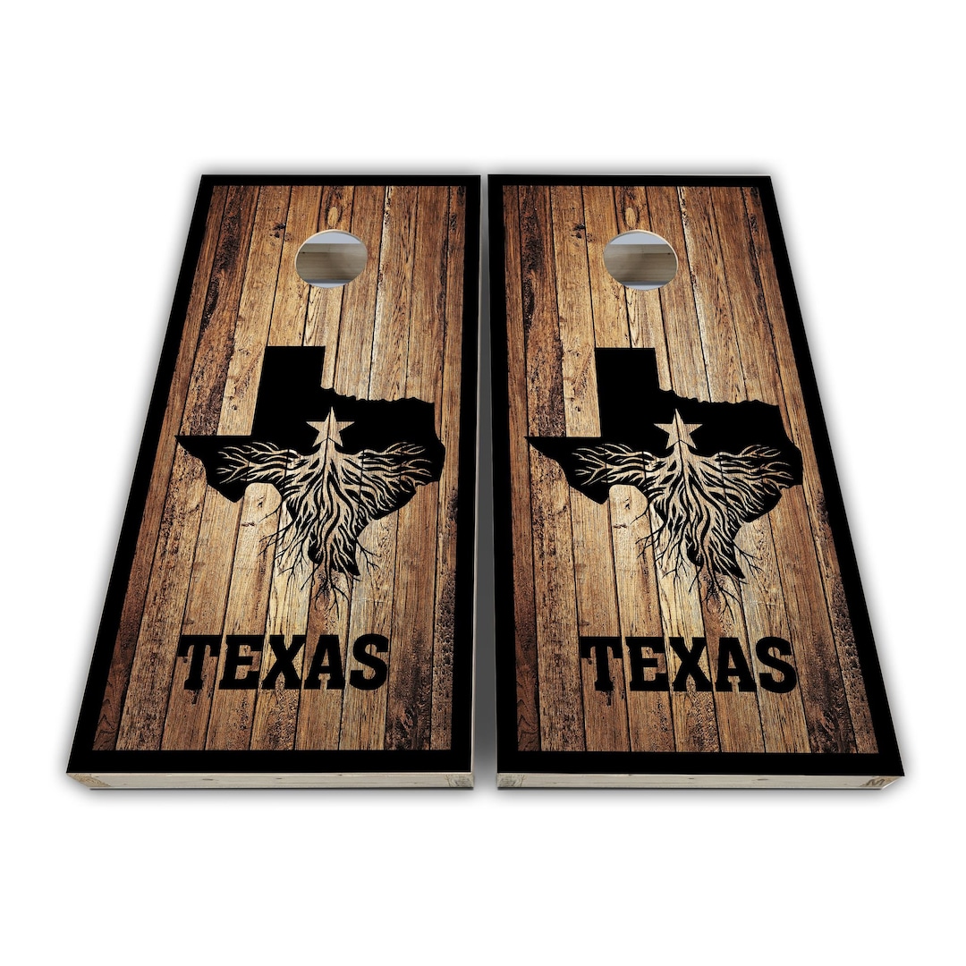 Texas Cornhole Wraps - Cornhole Wraps - Cornhole Skins - Vinyl Wrap ...