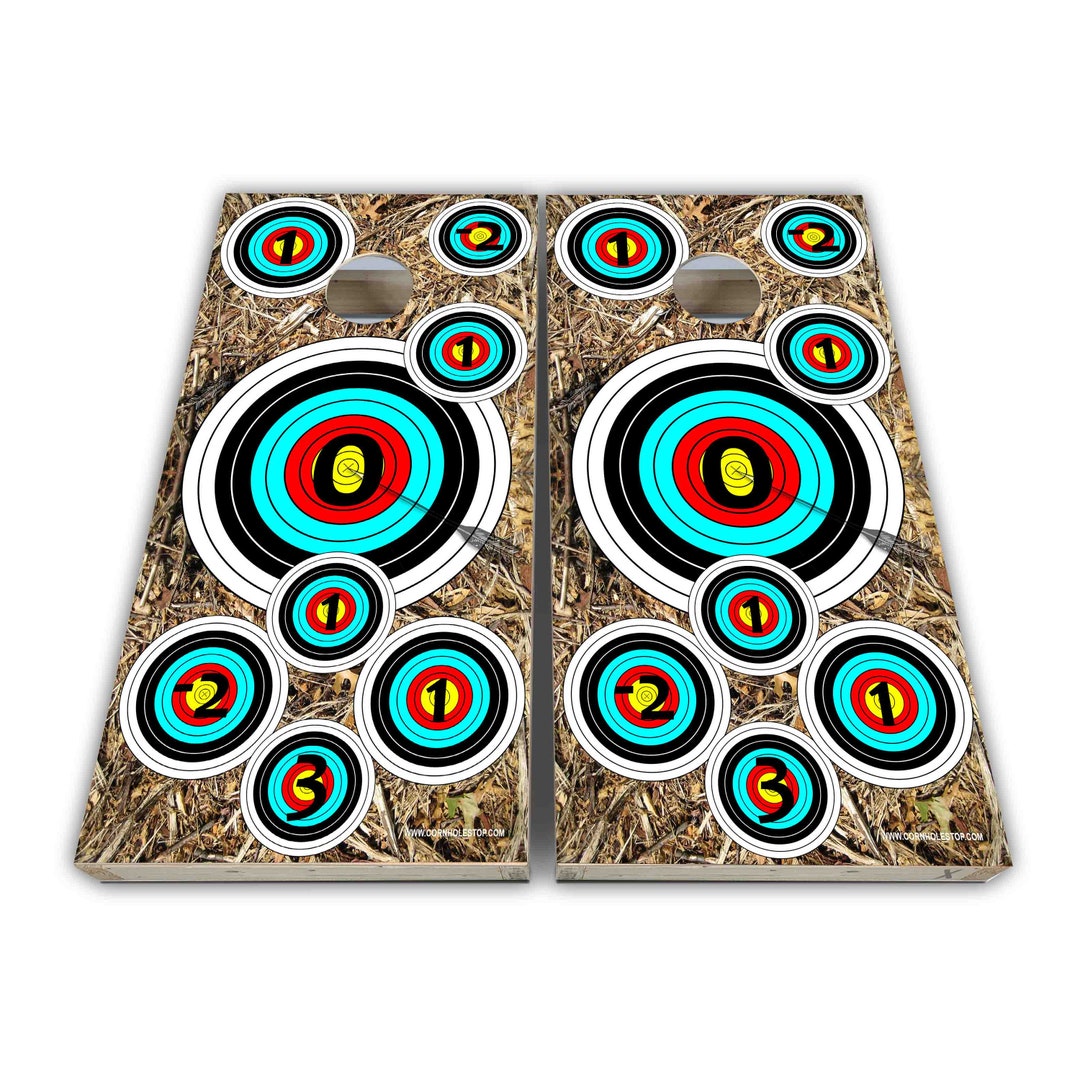 Archery Cornhole Wraps - Cornhole Wraps - Cornhole Skins - Vinyl Wrap ...