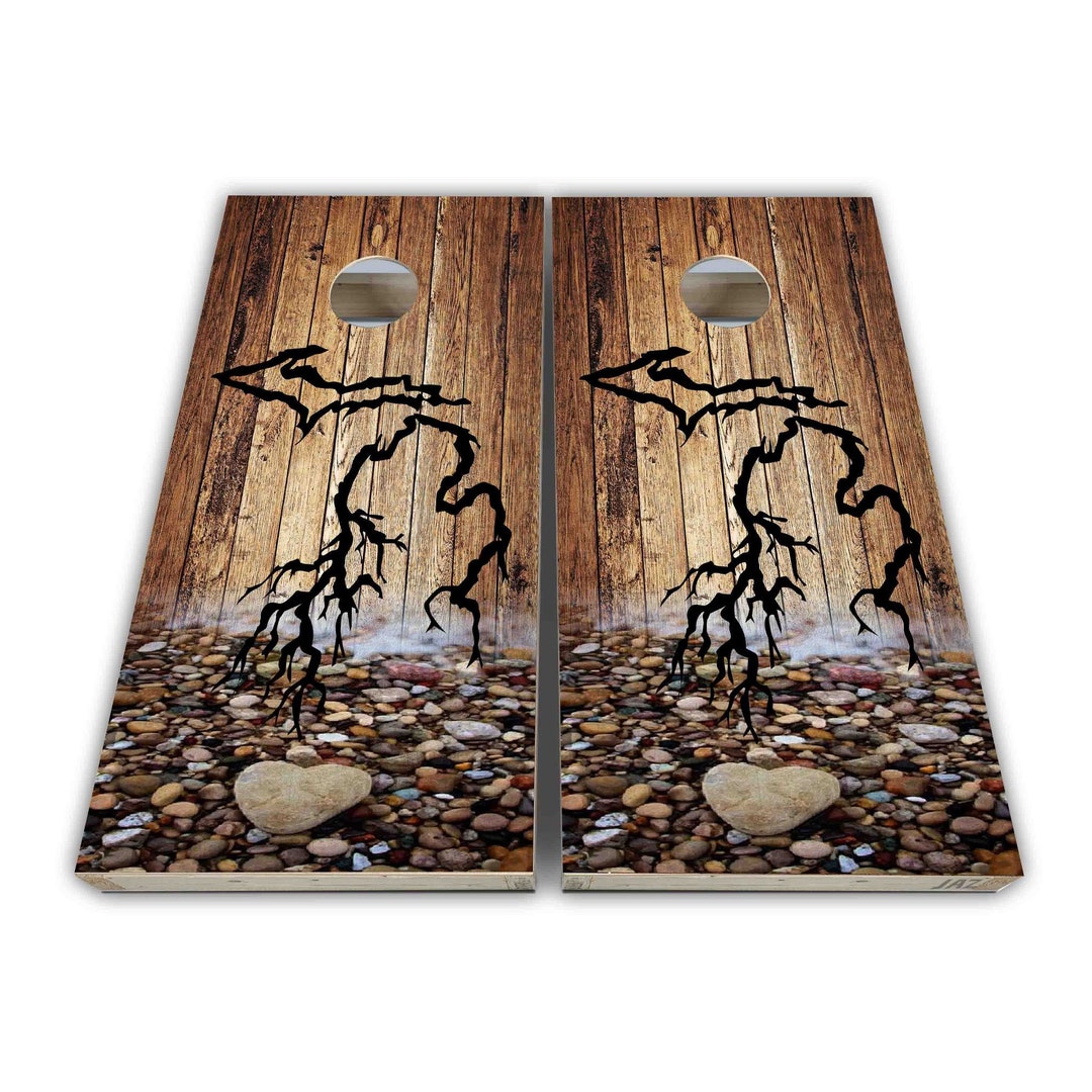 Michigan Cornhole Wraps Cornhole Wraps Cornhole Skins - Etsy