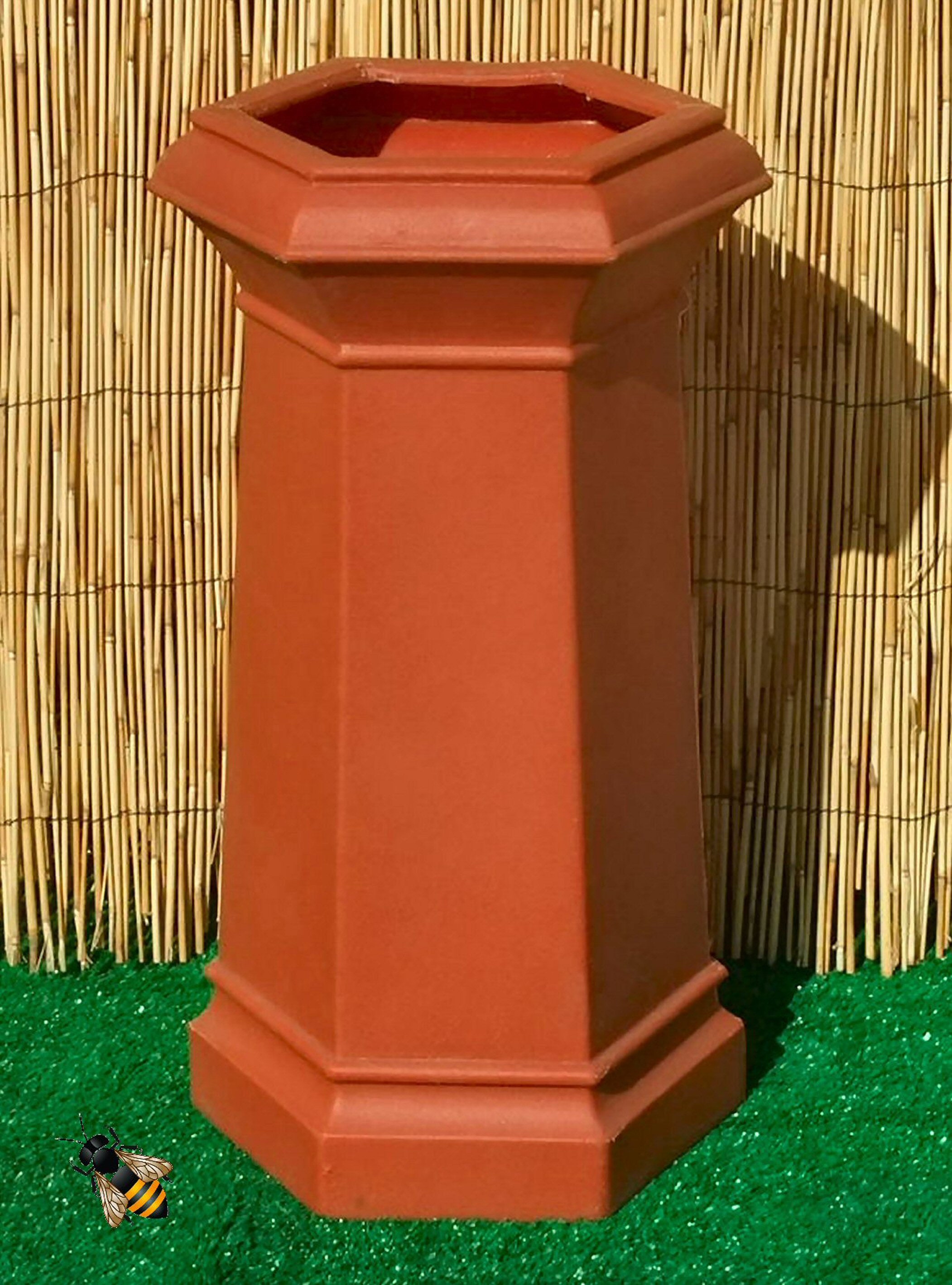 Chimney Pot Garden Planter Patio Flower Tub Terracotta Colour - Etsy UK