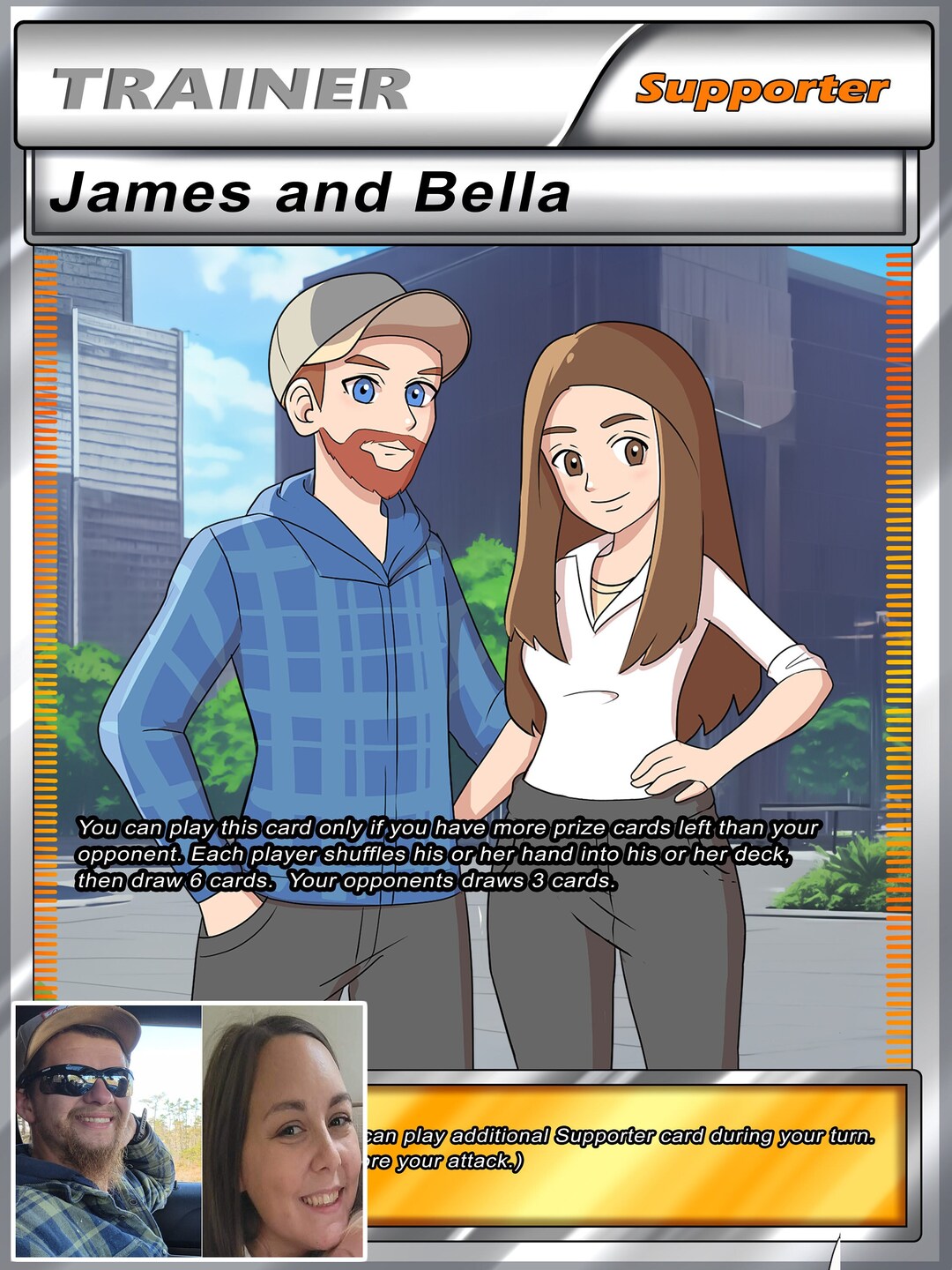 Poke Trainer Card, Husband Gift, Soulmate Drawing, Personalized Gifts ...