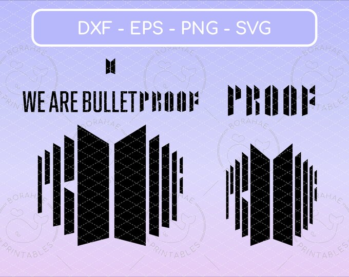 BTS Army logo bundle svg png dxf eps Bangtan kpop graphics Cricut ...