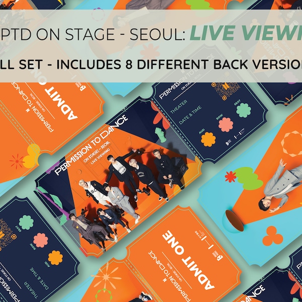 Bts Ptd Seoul Ticket - Etsy