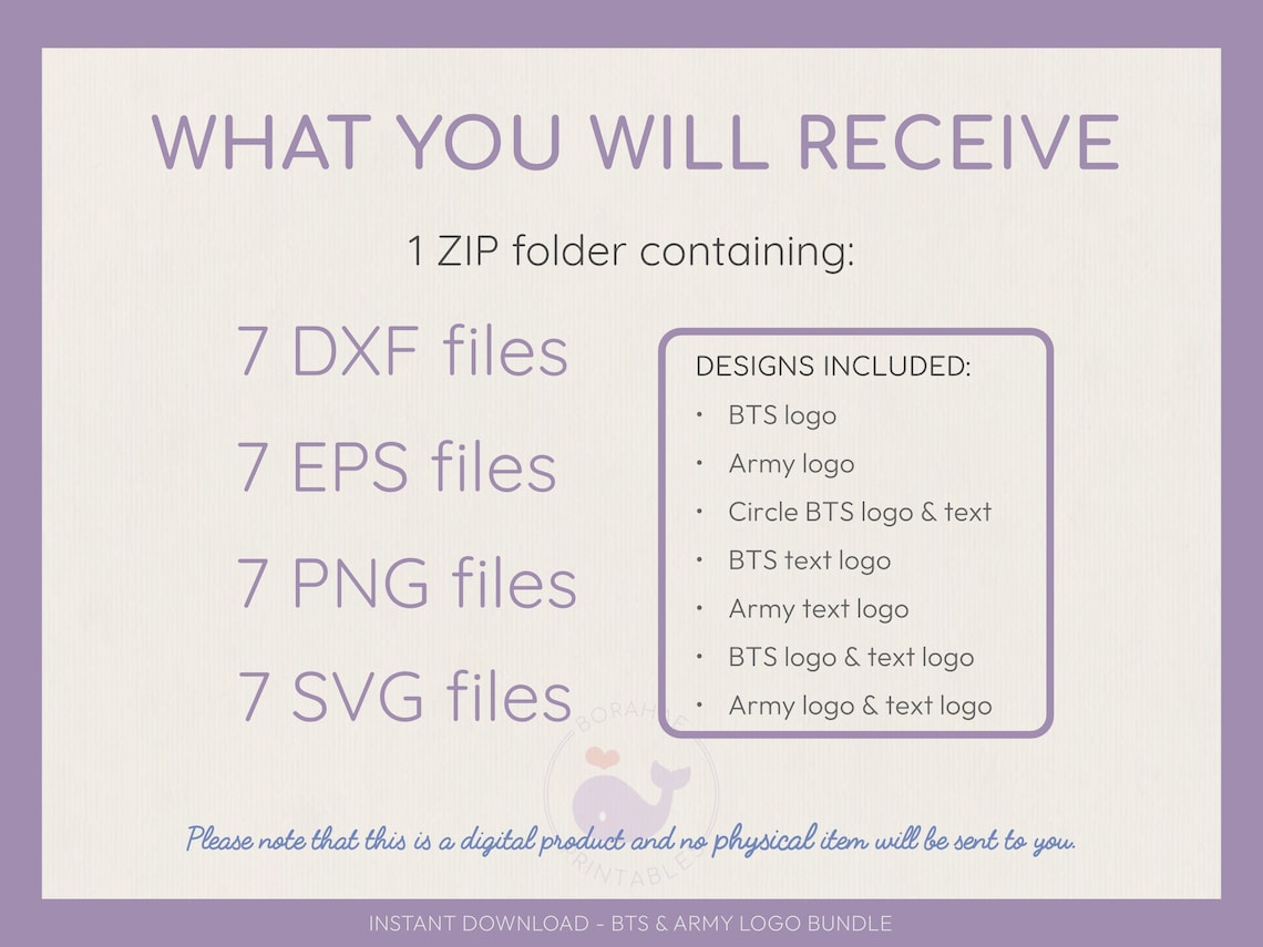 BTS Army logo bundle svg png dxf eps Bangtan kpop | Etsy