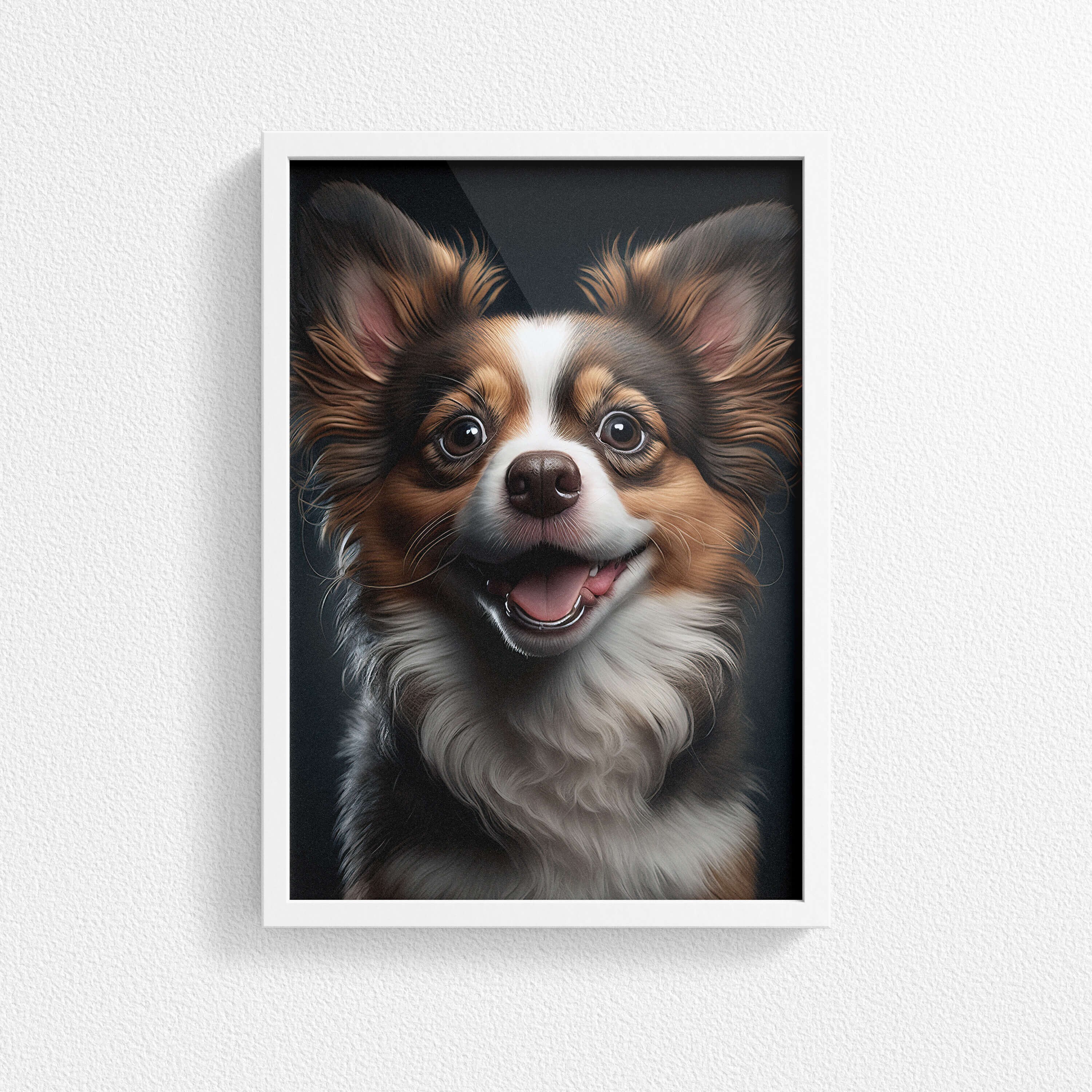 Adorable Cute Dog Puppy Poster Print, Cuddly Canine Friend, Digital Art ...
