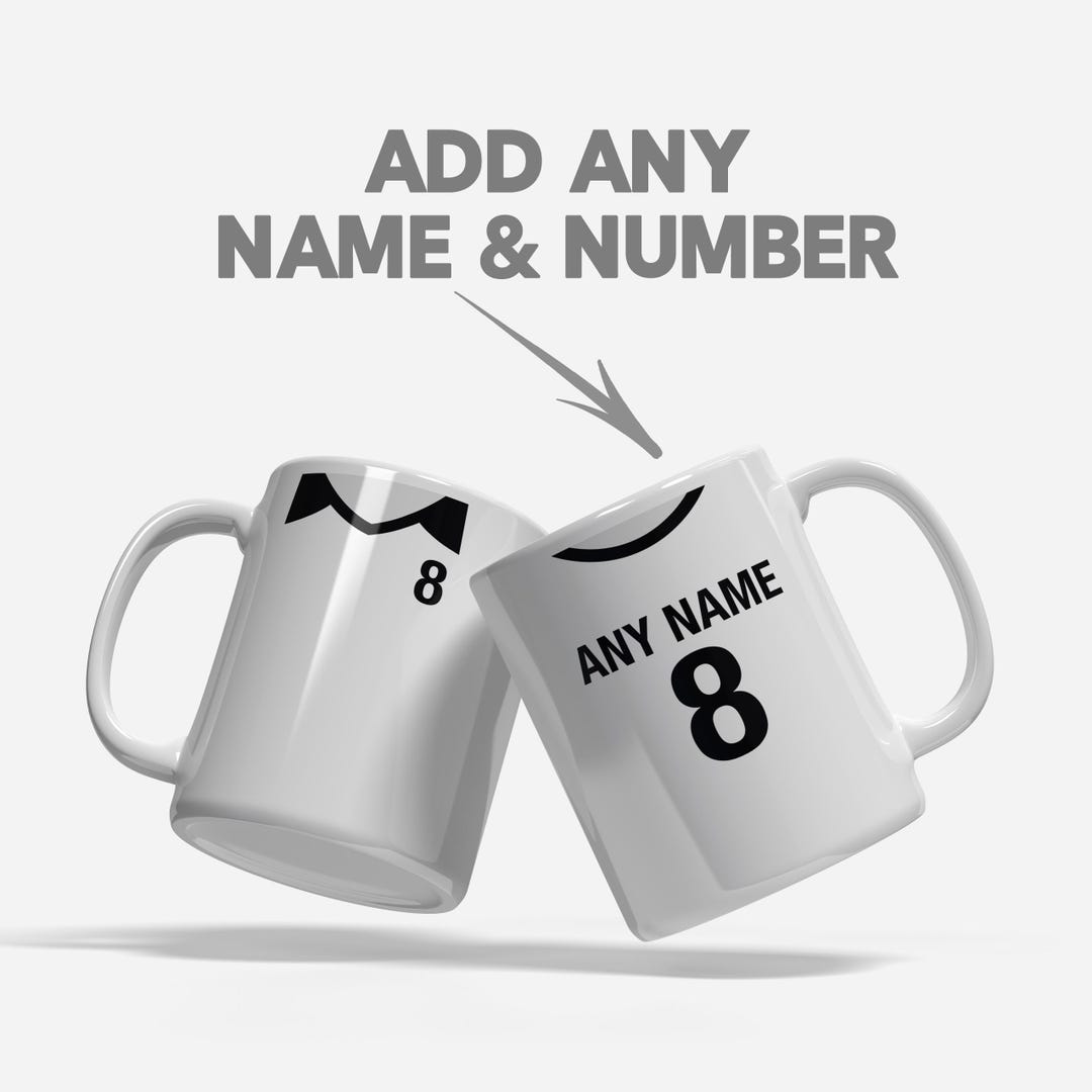 Personalised Fulham Inspired Colours - Retro Football - Fan Supporter ...