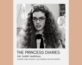 1 Princess Diaries french New Wave Poster Digital Download - Etsy