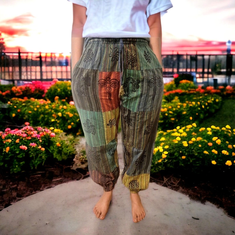 Patchwork Pants - Etsy