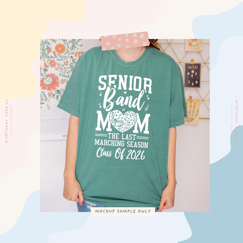 Senior Band Mom Png, the Last Marching Season Svg, Class of 2026 Png ...