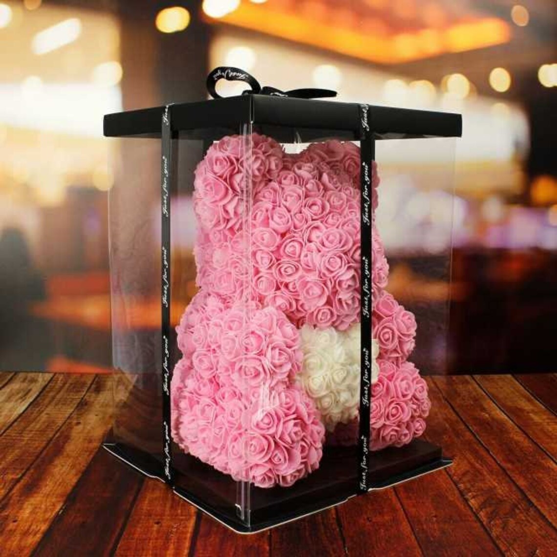 Teddy Bear Handmade Gift Luxury Rose Flower / Anniversary / - Etsy