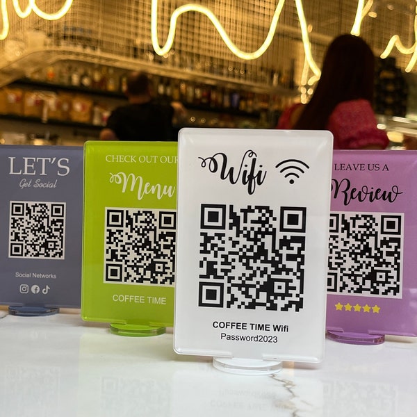 Mini Qr Code Stickers - Etsy