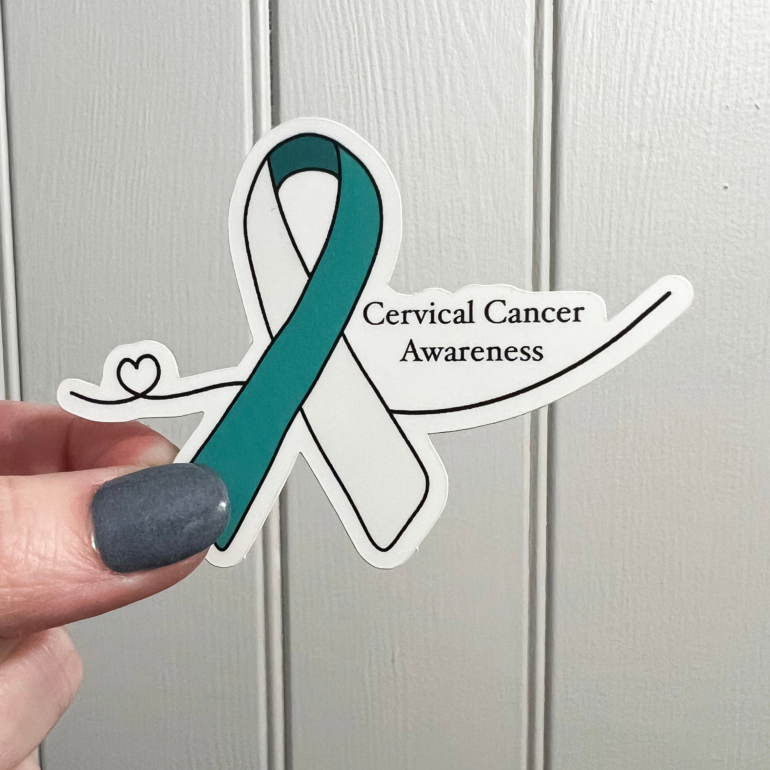 Cervical Cancer Awareness Vinyl Sticker - Etsy