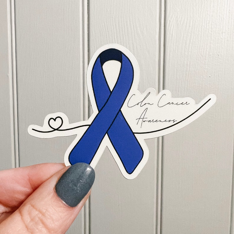 Colon Cancer Awareness Vinyl Sticker - Etsy
