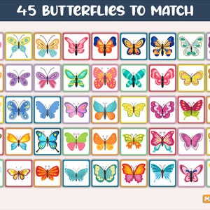 Butterfly Symmetry Activity for Kids - Preschool Butterfly Basic ...