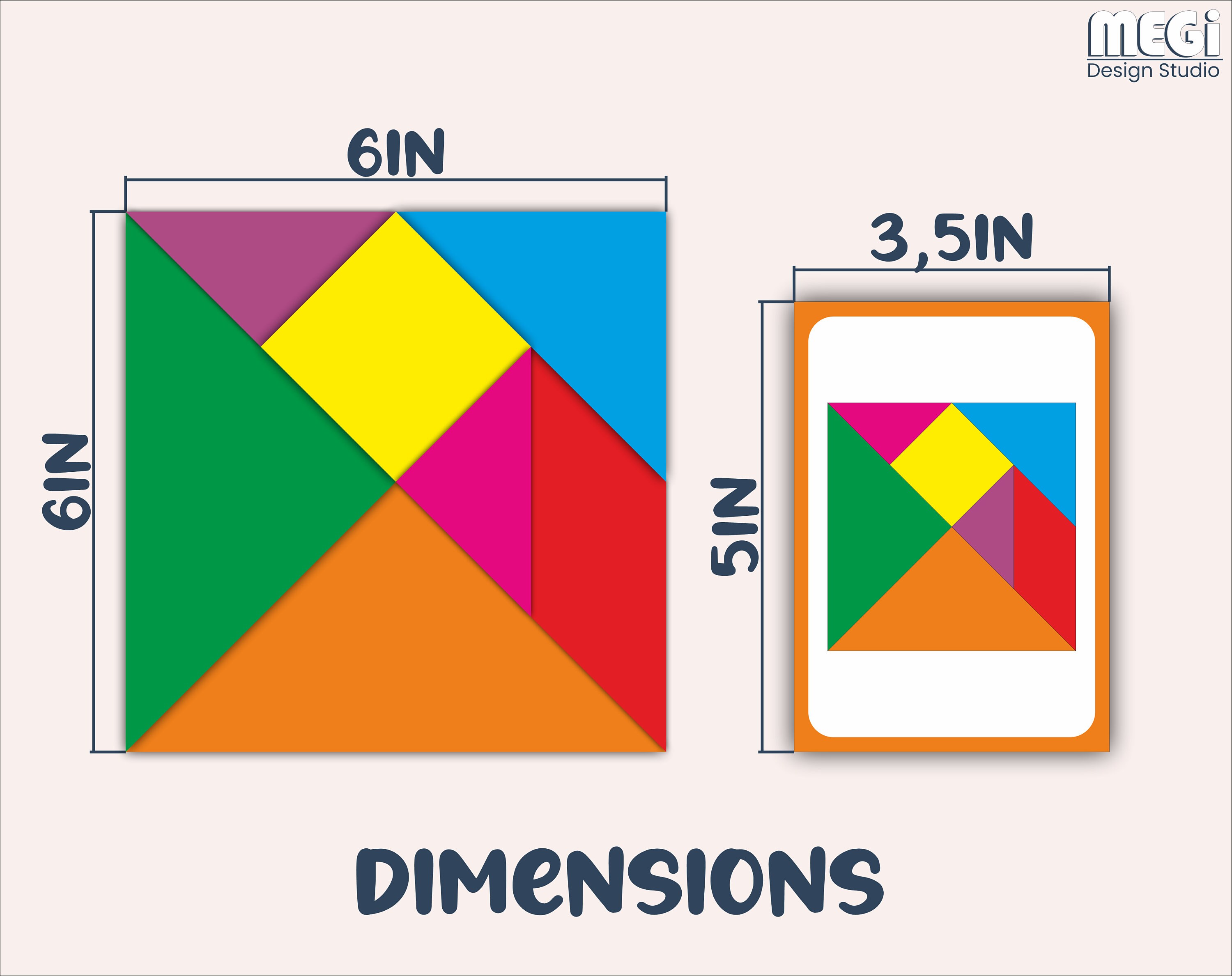 Tangram Set of Transports Puzzle Cards - 170+ Cards & Free Tangram ...
