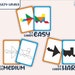 Tangram Set of Transports Puzzle Cards - 170+ Cards & Free Tangram ...