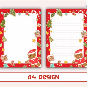 Christmas Stationery Pages Christmas Writing Letter Dear Santa ...