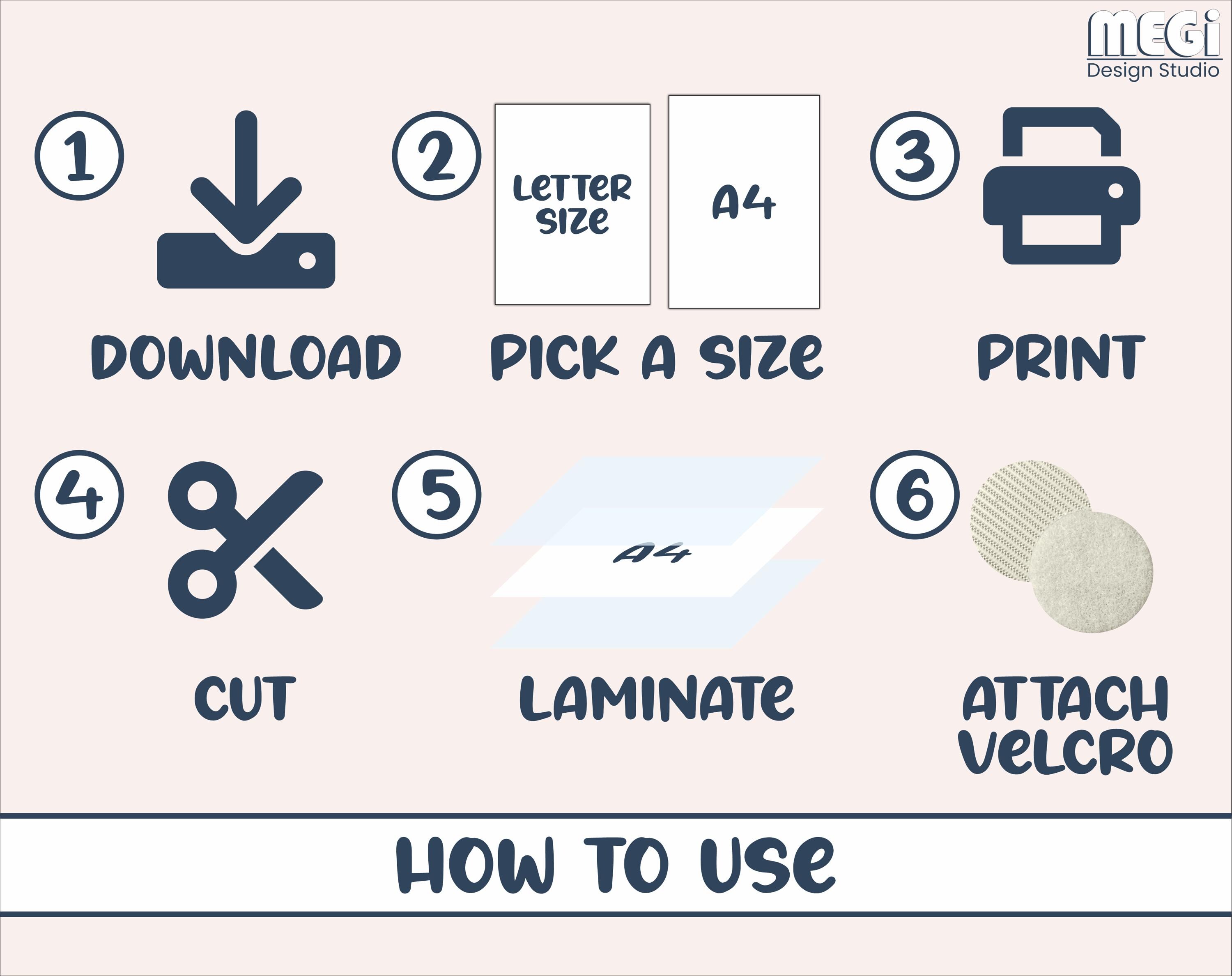 Number Match Preschool Activity Count and Match 1 to 10 Number Matching ...