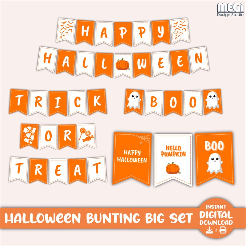 Halloween Bunting - Etsy