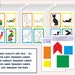 Tangram Animals and Shapes Puzzle Cards 96 Cards & Free Tangram Pattern ...
