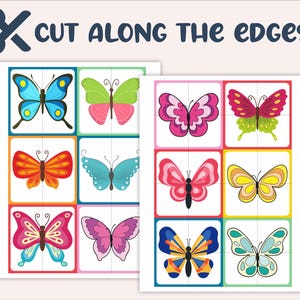 Butterfly Symmetry Activity for Kids - Preschool Butterfly Basic ...