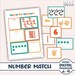 Number Match Preschool Activity Count and Match 1 to 10 Number Matching ...