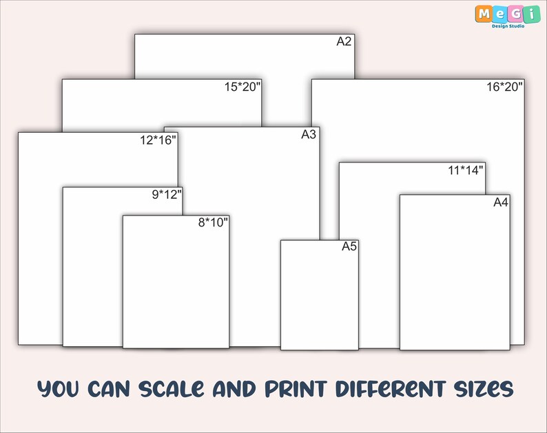Preschool Learning Printables Set of Math | Educational Wall Art for ...