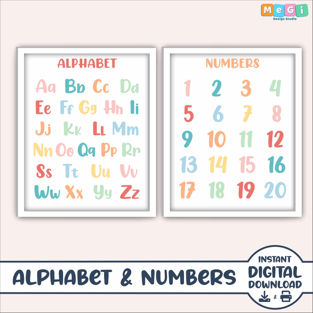 Preschool & Kindergarten Learning Posters | Homeschool, Classroom Early ...