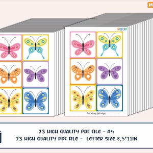 Butterfly Symmetry Activity for Kids - Preschool Butterfly Basic ...