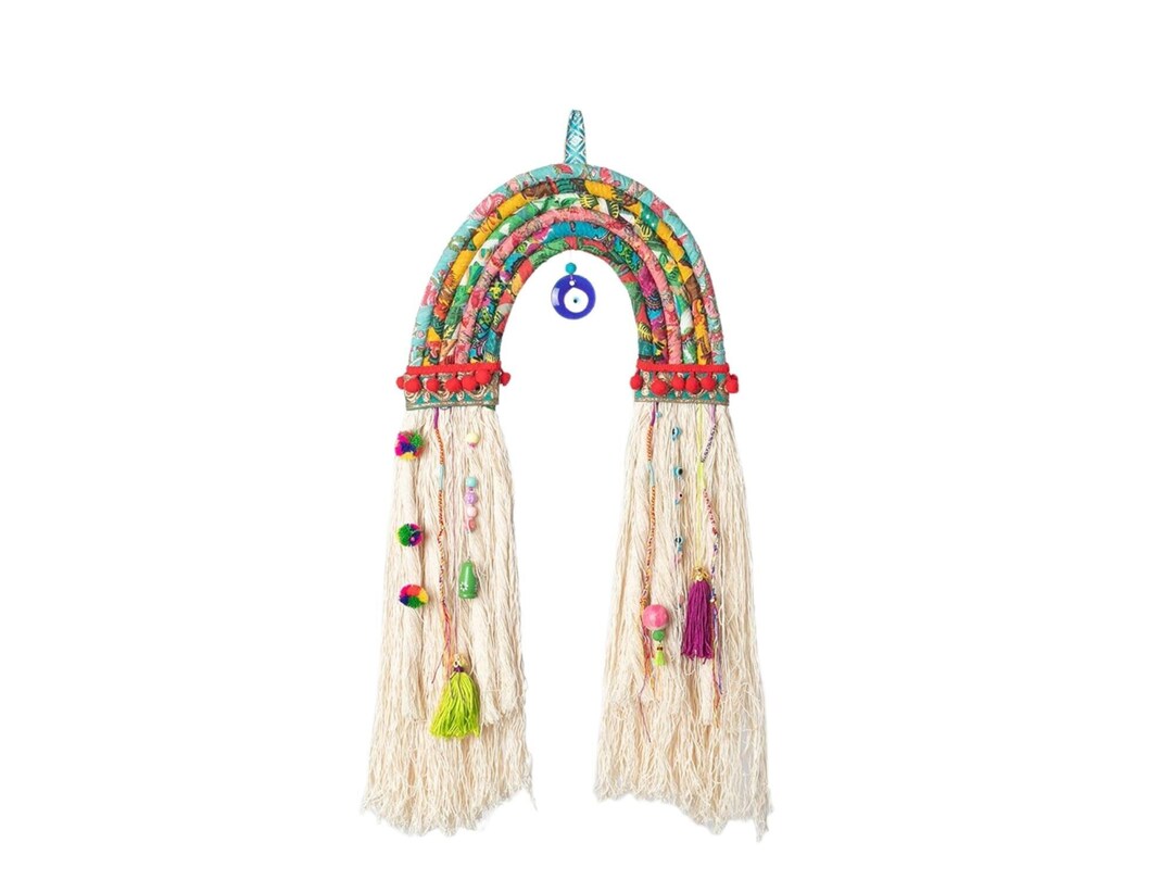 DIY Macrame Rainbow Craft Kit for Beginners, Macrame Wall Hanging ...