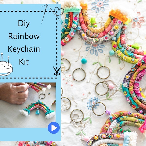Rainbow Macrame Kit - Etsy