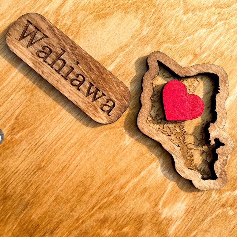 Wood State Sign With Heart Personalized Home State Sign - Etsy