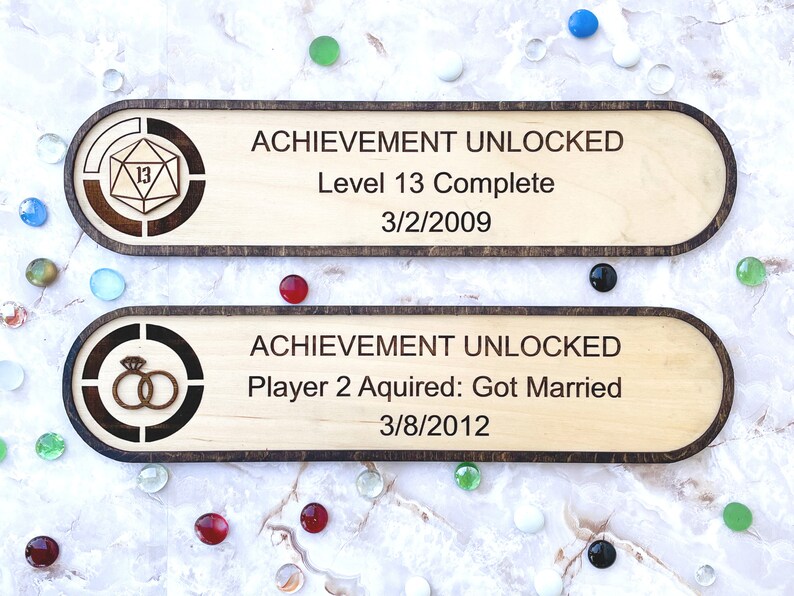 Achievement Unlocked Custom Achievement Sign Nerdy Gift - Etsy