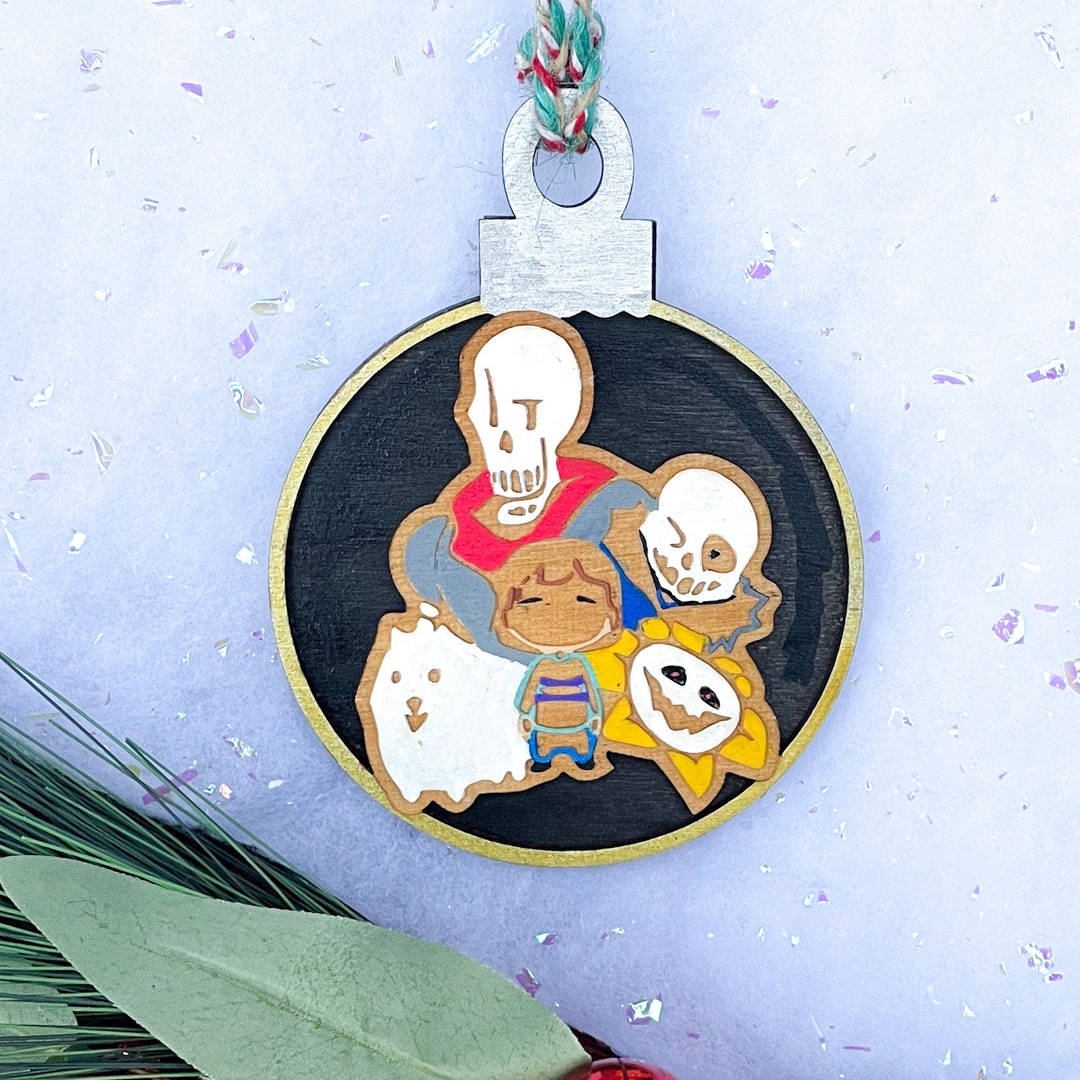 Undertale Ornament Video Game Ornament Sans Ornament Papyrus Ornament ...