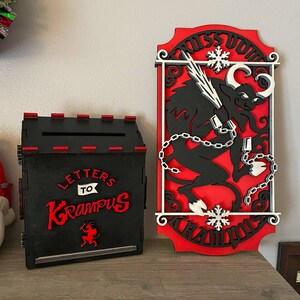 Letters to Krampus Krampus Box Krampus Decor Gruss Vom - Etsy