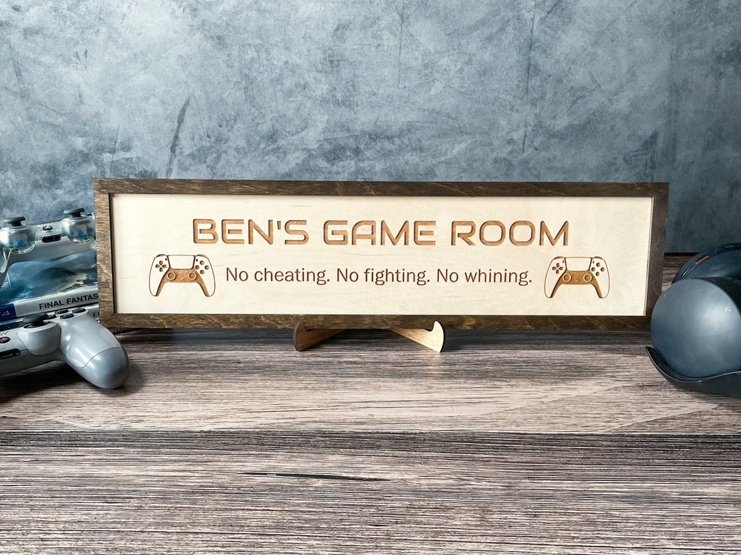 Personalized Gamer Unlocked Custom Gamer Sign Gamer Name Sign Gamer ...