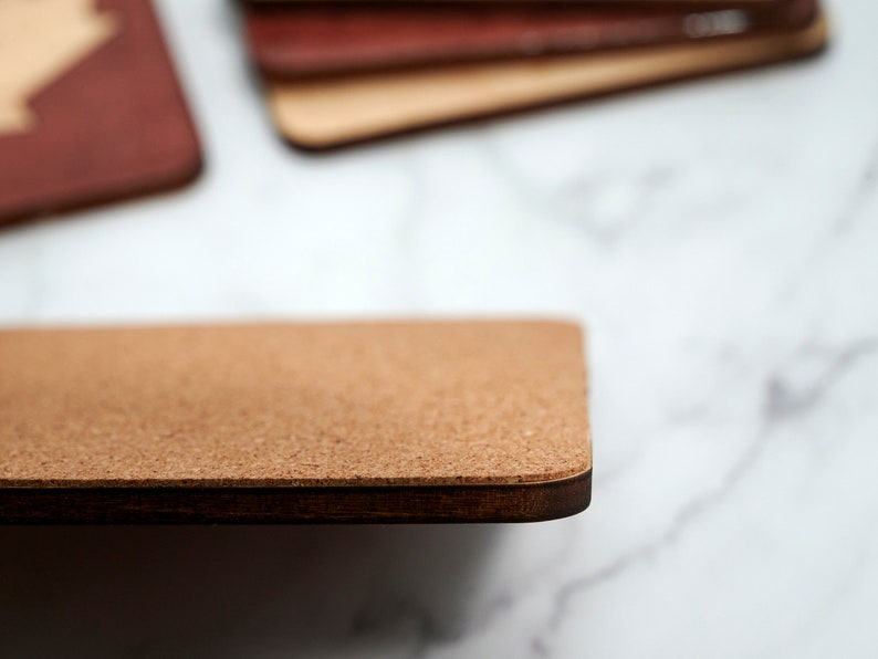 Fallen Maple Leaf Wood Inlay Coasters - Etsy