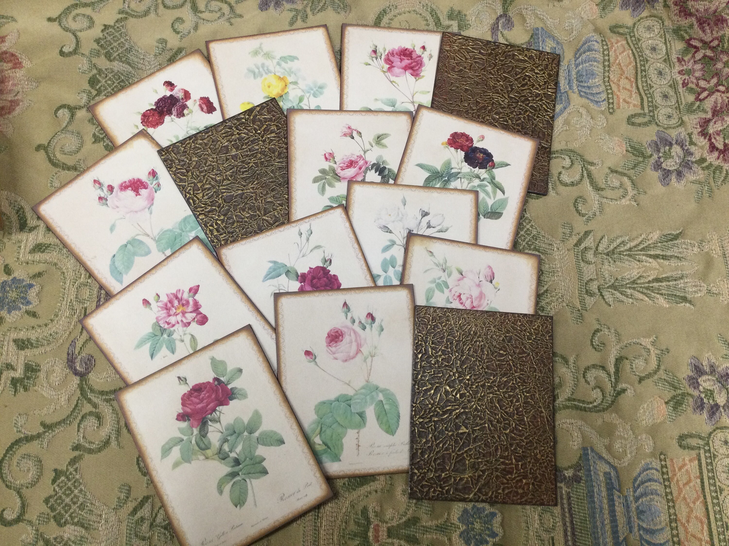 Botanical Cards - Etsy