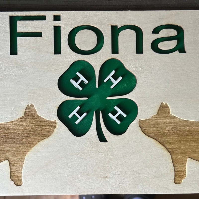 4 H Stall Sign - Etsy